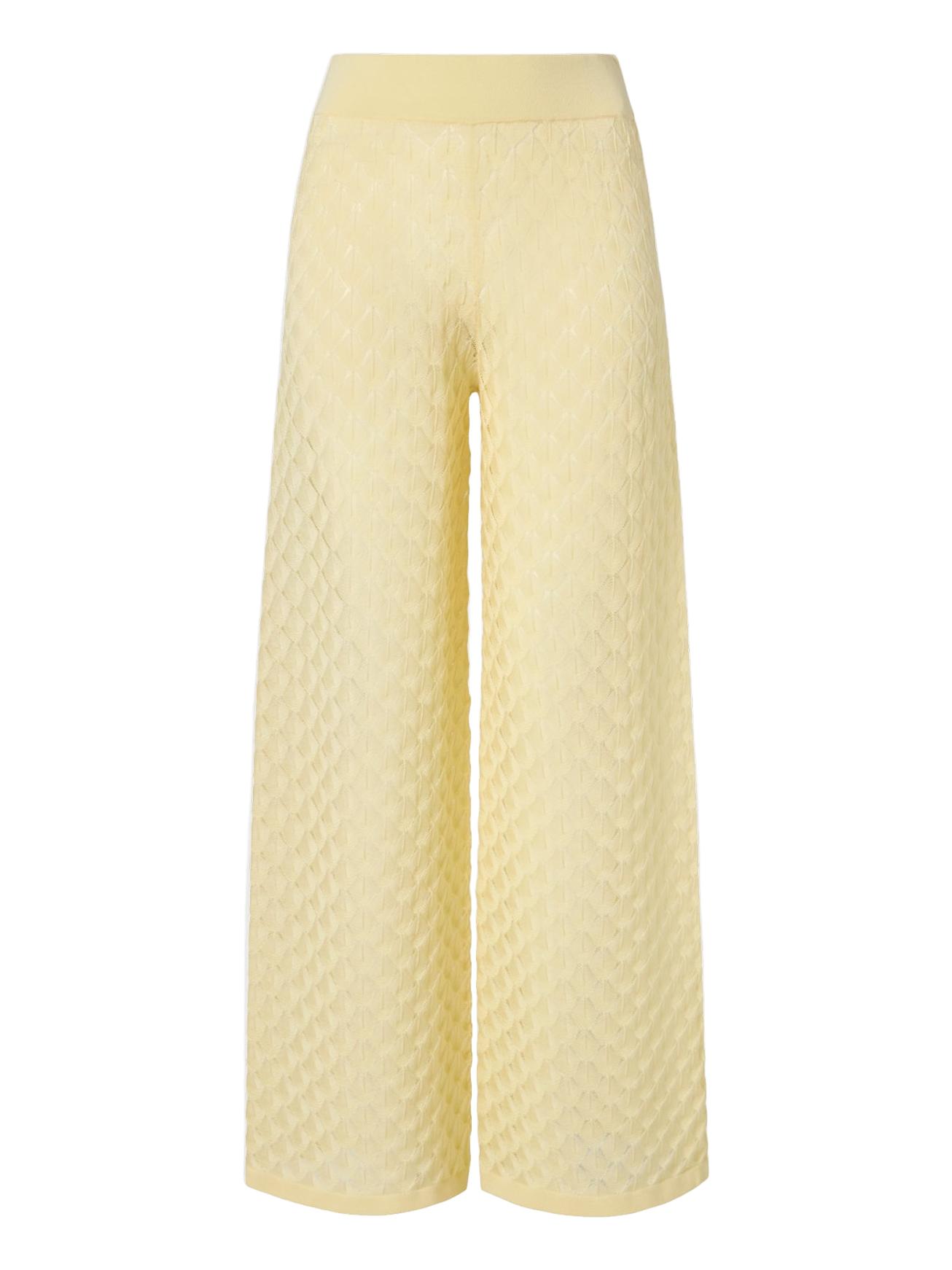 MALINA Alissa Knitted Wide-Leg Pants